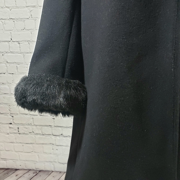 Charles Klein | Jackets & Coats | Charles Klein Vintage Wool With Faux ...